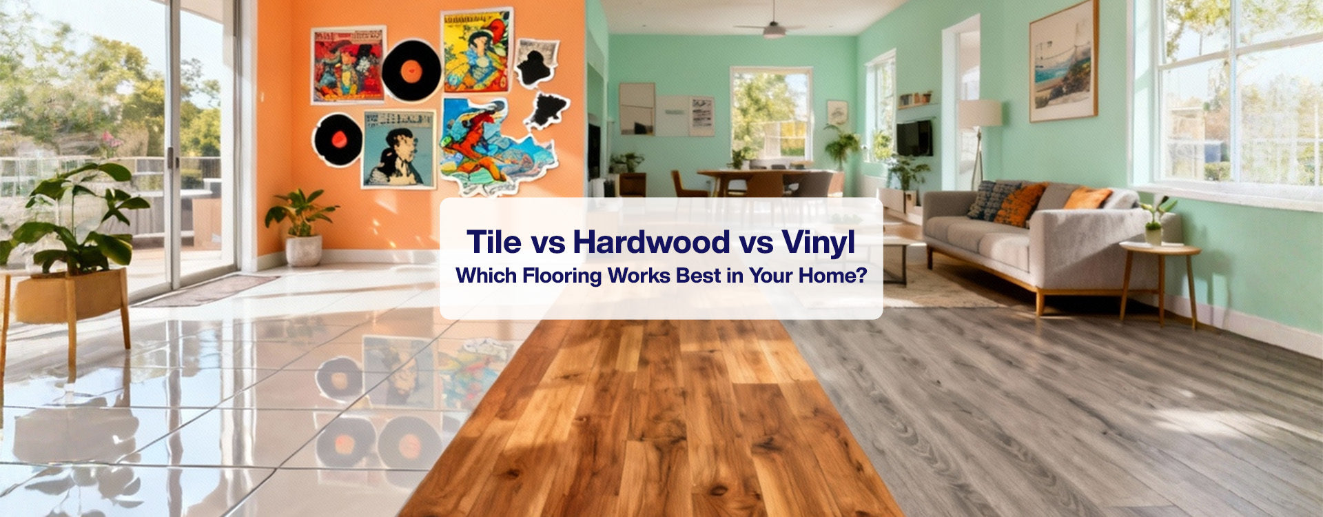 Tile vs. Hardwood vs. Vinyl: Which Flooring Works Best?