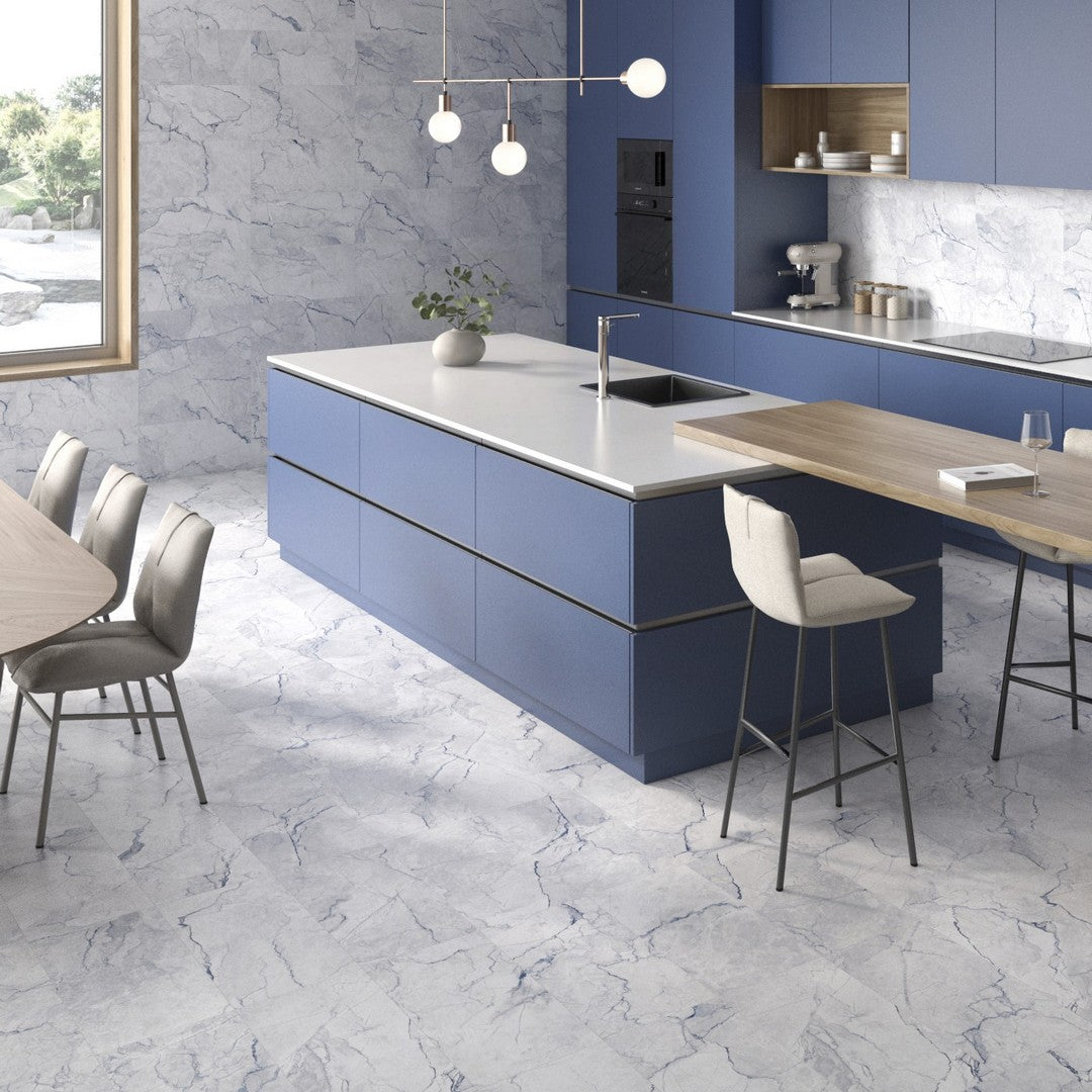 Happy Floors Statik 12x24 Porcelain Tile – Electrik Shade for Kitchens
