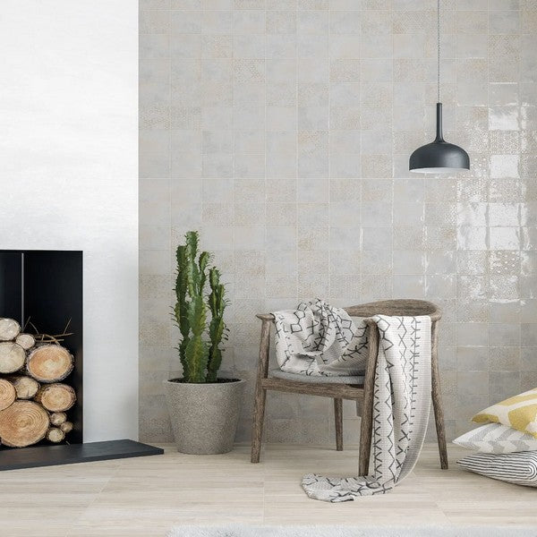 WOW Enso Suki 5" x 5" Glossy Porcelain Tile
