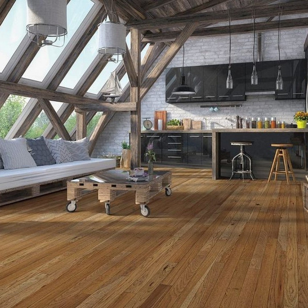 Mullican Williamsburg 4" x RL Hickory Hardwood Plank