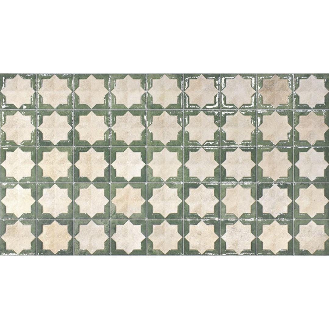 MiR Alcazar 12.2" x 22" Pressed Porcelain Decorative Tile