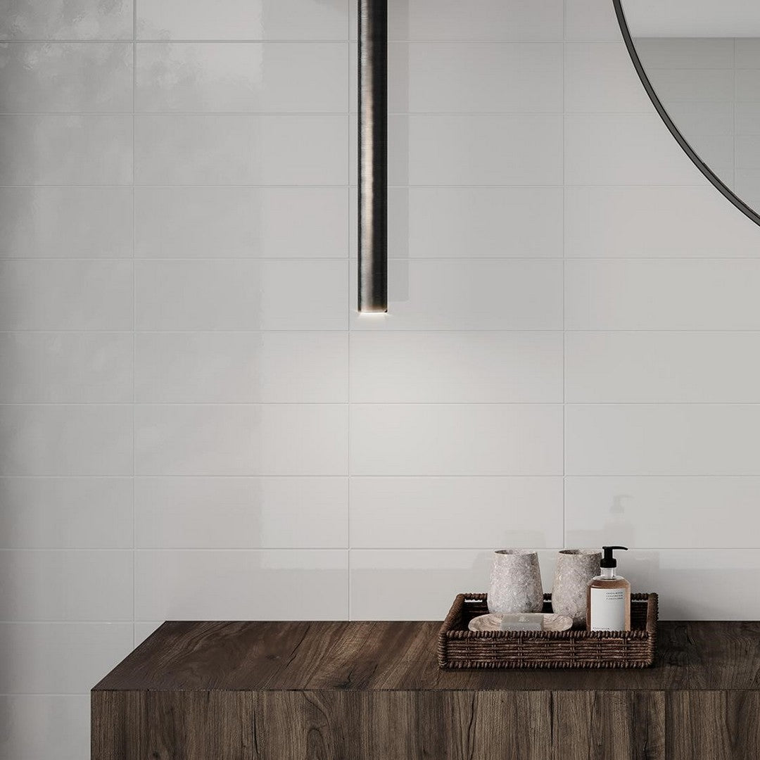 Tesoro Soho 4" x 12" Pressed Glossy Ceramic Wall Tile
