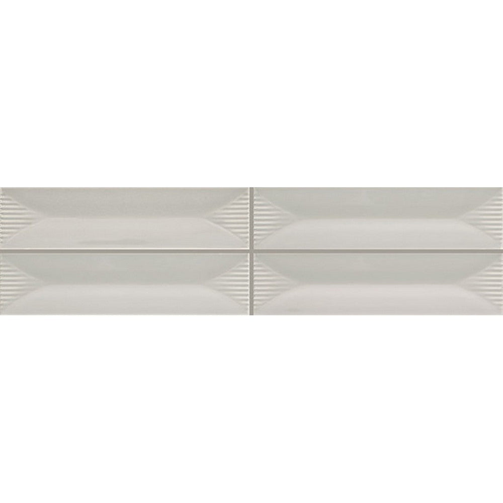 American Olean Color Story Pinstripes 2" x 8" Glossy Ceramic Wavecrest