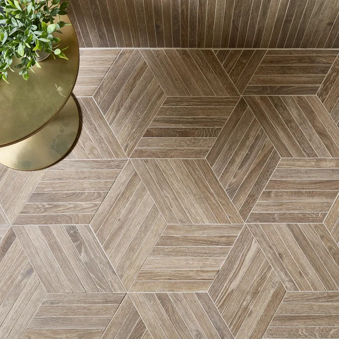 Arizona Bio Attitude 16" x 18" Glazed Rectified Porcelain Hexagon Tile