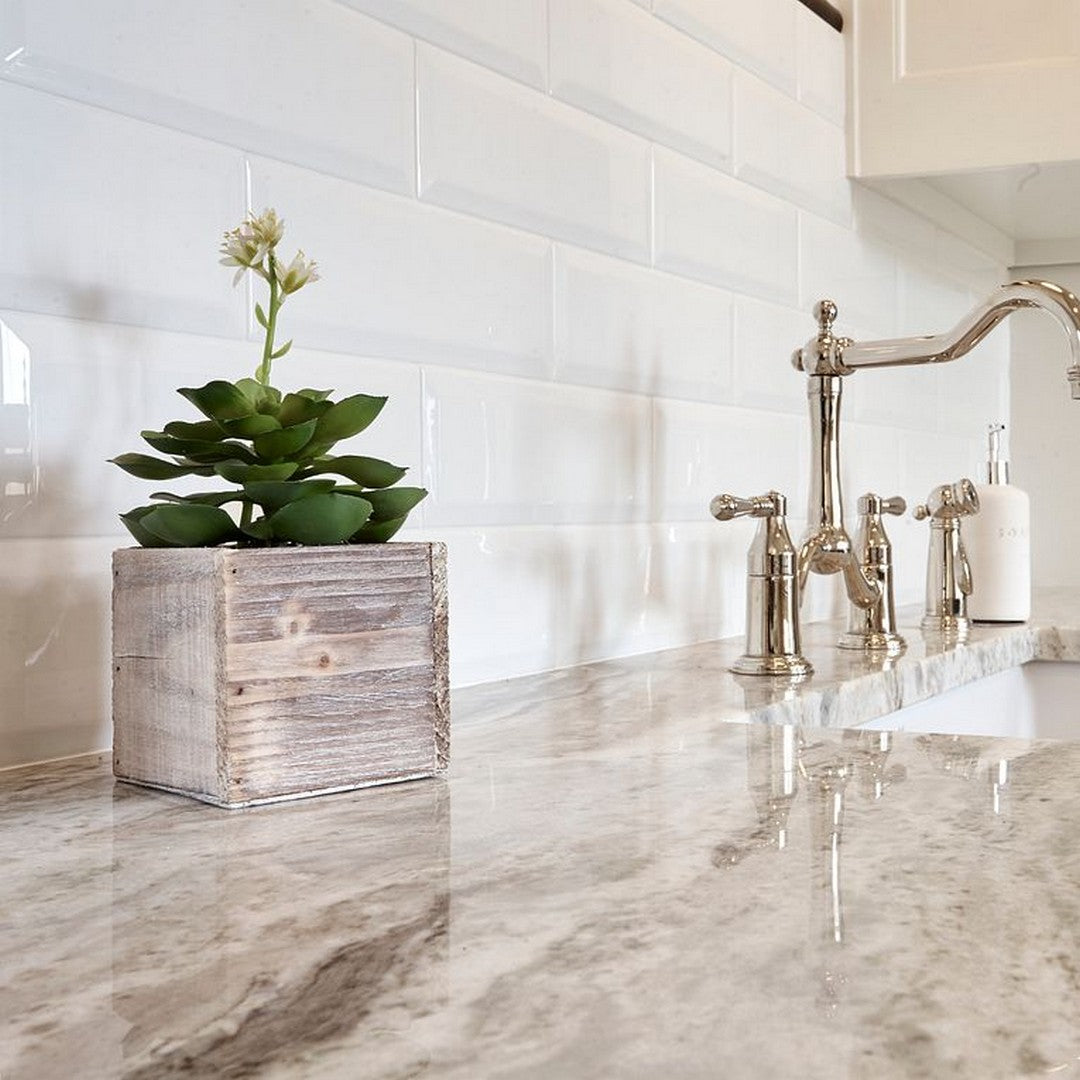Arizona Paloma 4" x 12" Glossy Bevel Ceramic Wall Tile