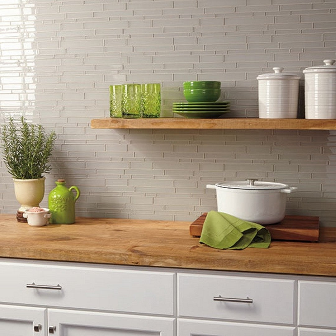 Daltile Amity 3x6 Glass Wall Tile for Kitchen and Bathroom backsplash