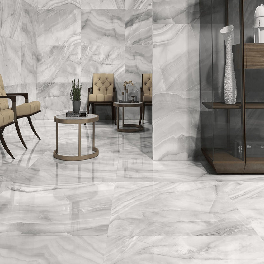 Happy Floors Athena 12" x 24" Rectified Polished Porcelain Tile