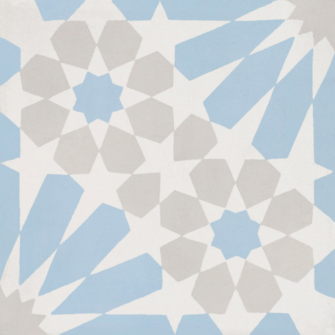 Bati Orient Cement 8" x 8" Matte Pattern Modern Square Tile