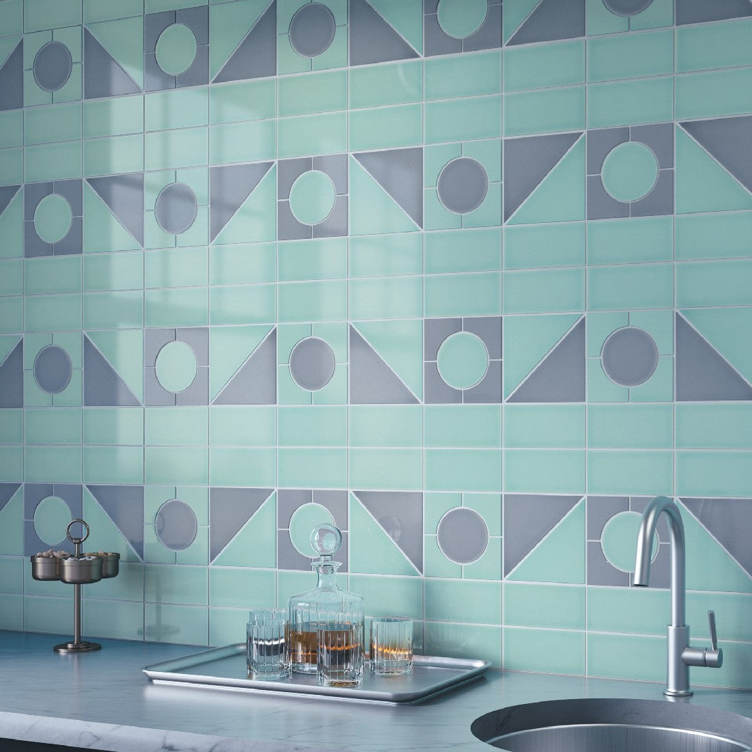 Crossville Cursive 3" x 6" Gloss Ceramic Wall Tile