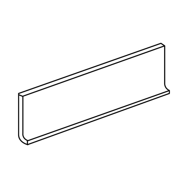 Daltile Color Wheel Linear 4" x 12" Ceramic Flat Top Cove Base