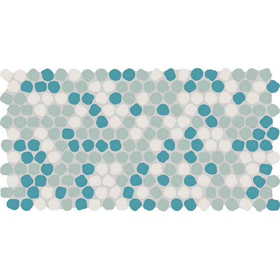 Daltile Keystone 12" x 22" Matte Porcelain 1" Organic Penny Mosaic