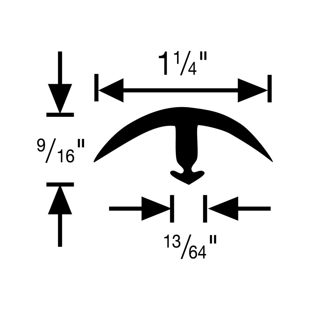 Flexco 161 Snap Down Edging 12' Vinyl Trim