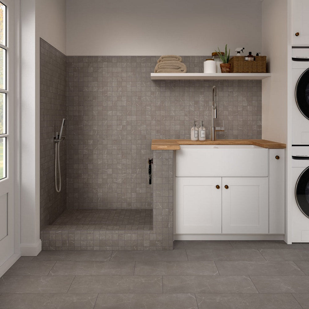 12x12 Emser Sterlina II Porcelain Mosaic Tile in Matte Finish