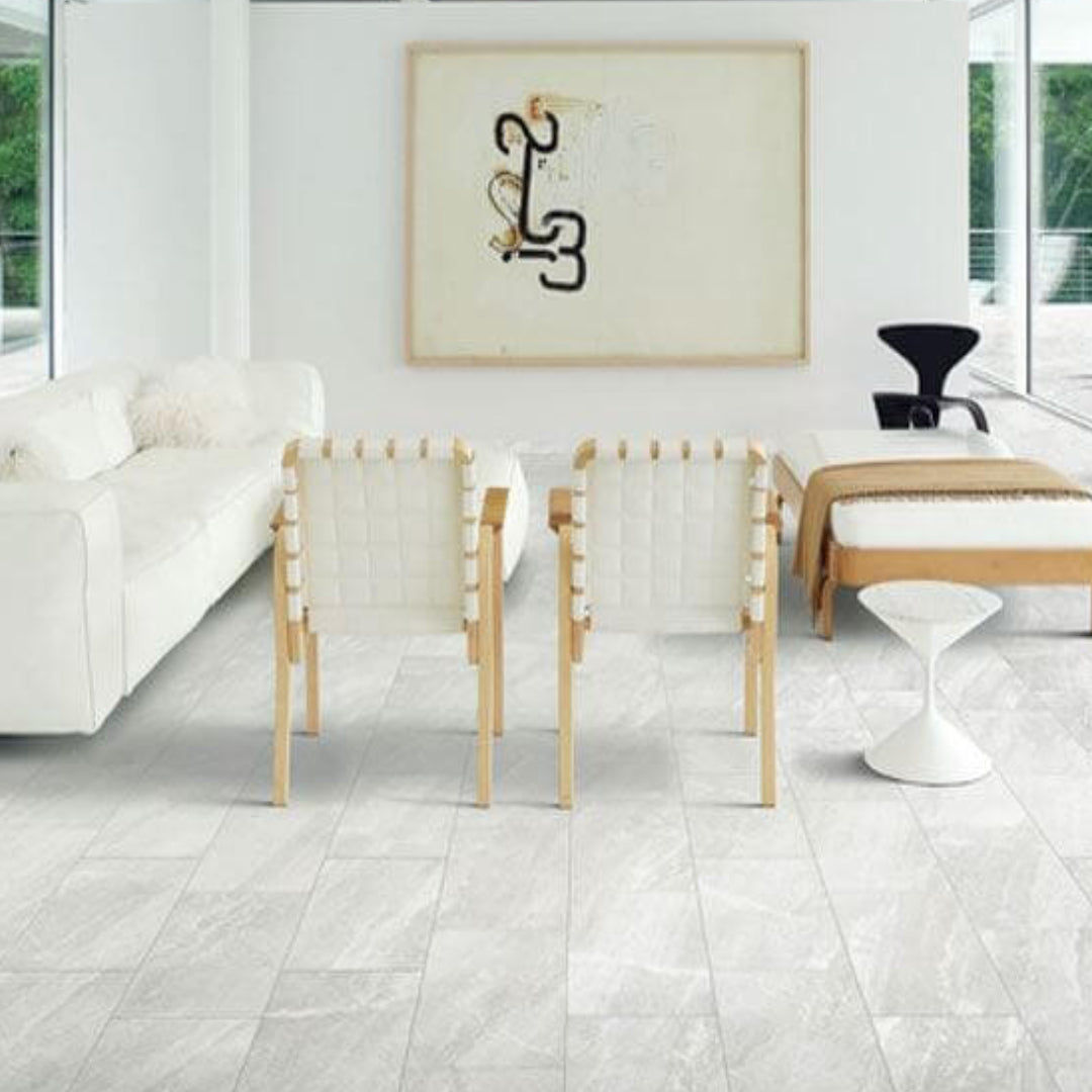Happy Floors Flint 24" x 24" Rectified Natural Porcelain Tile