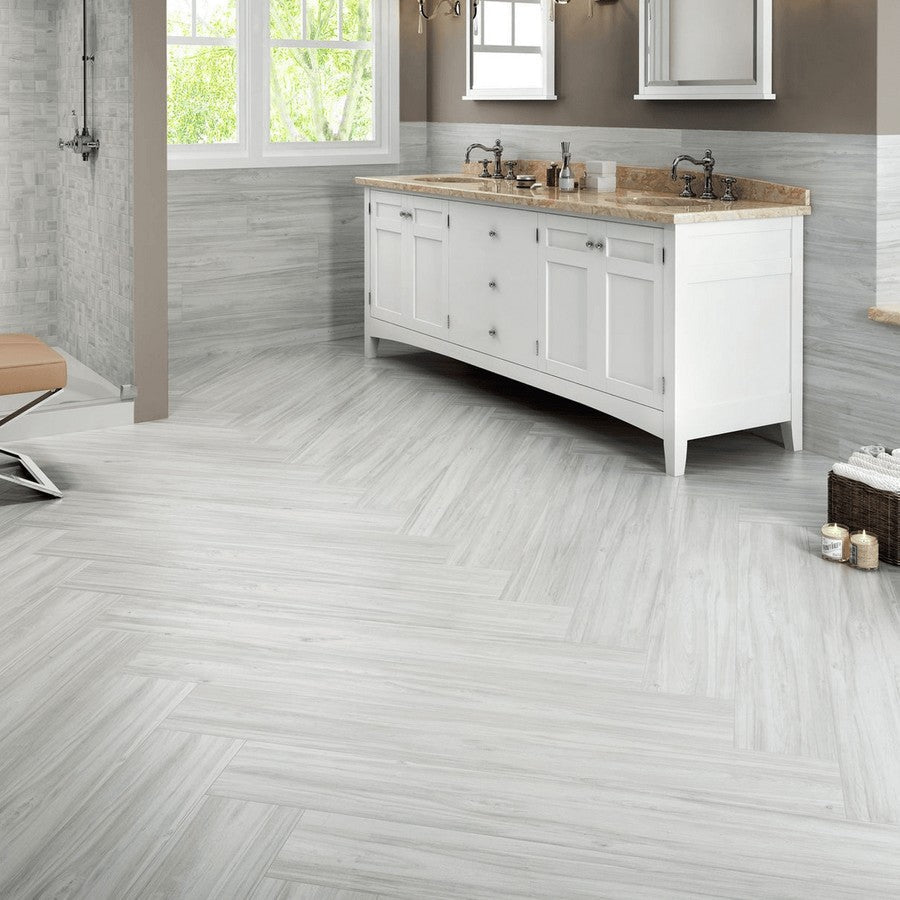 Happy Floors Cypress 12" x 12" Rectified Natural Porcelain 2" Mosaic