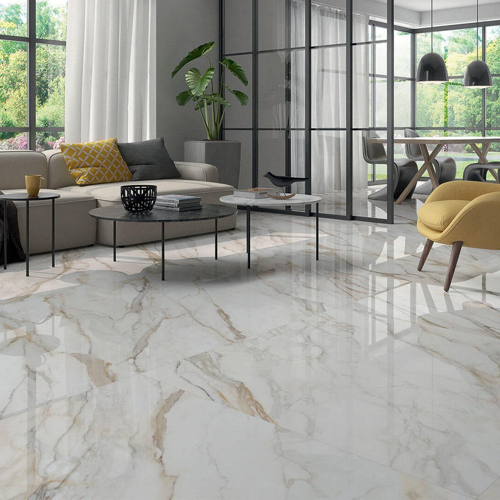 Happy Floors Dorian Porcelain 12x24 Honed Tile | Best Pricing Online