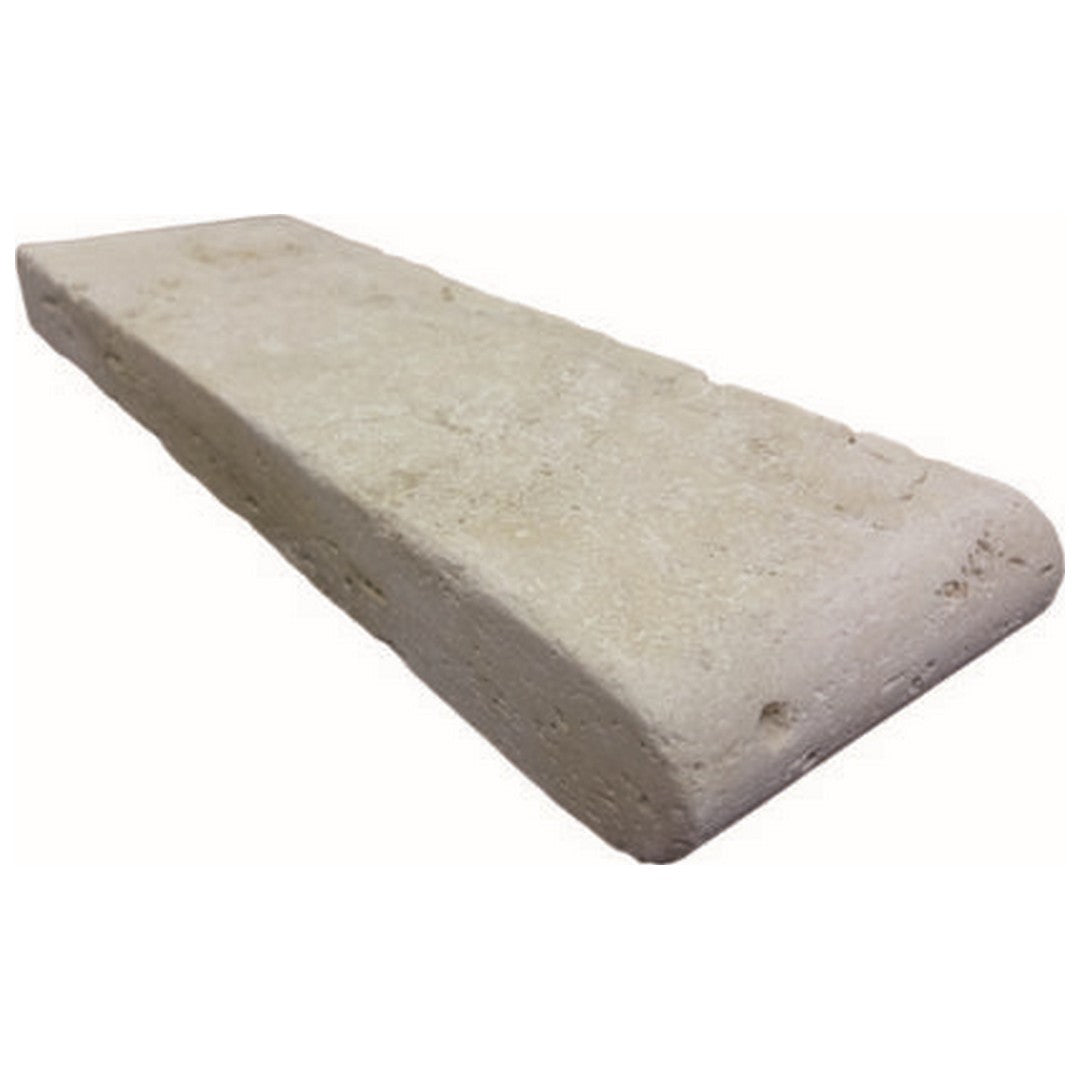 Keystone Extra Light 4" x 12" Tumbled Travertine Paver