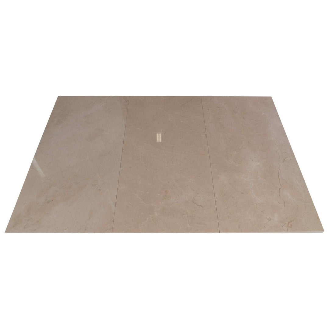 Keystone Crema Marfil Select 12" x 24" Polished Marble Tile