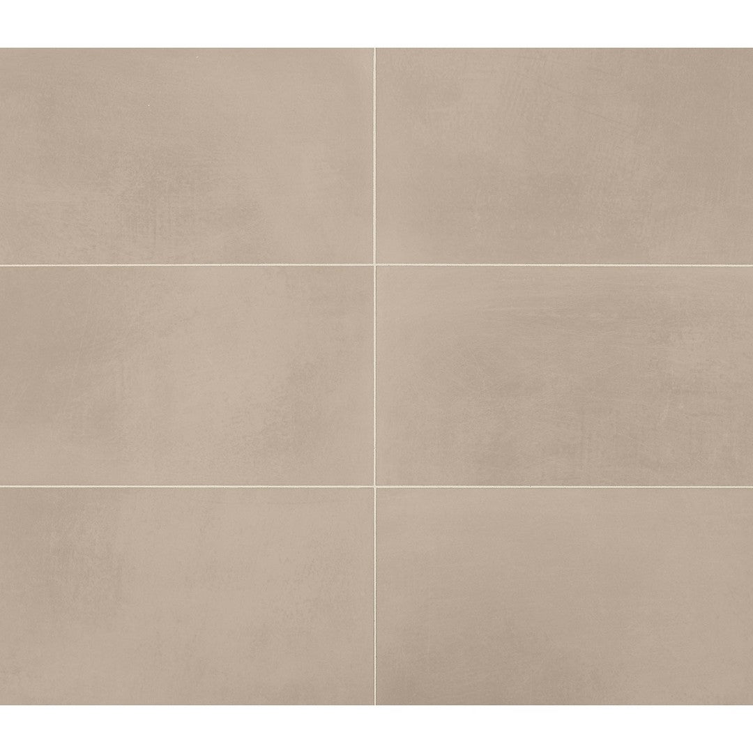 Marazzi Moroccan Concrete 12" x 24" Matte Stepwise Porcelain Tile