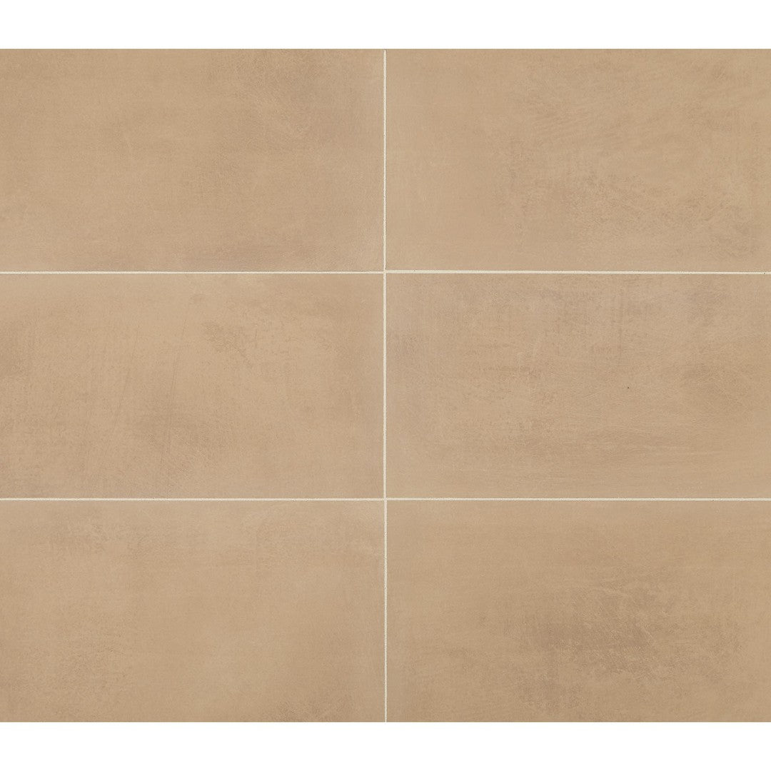 Marazzi Moroccan Concrete 12" x 24" Matte Stepwise Porcelain Tile
