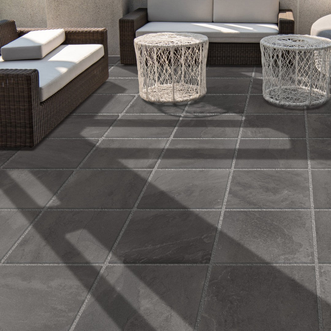 Milestone Earth 24" x 24" Grip Porcelain 2cm Paver Tile