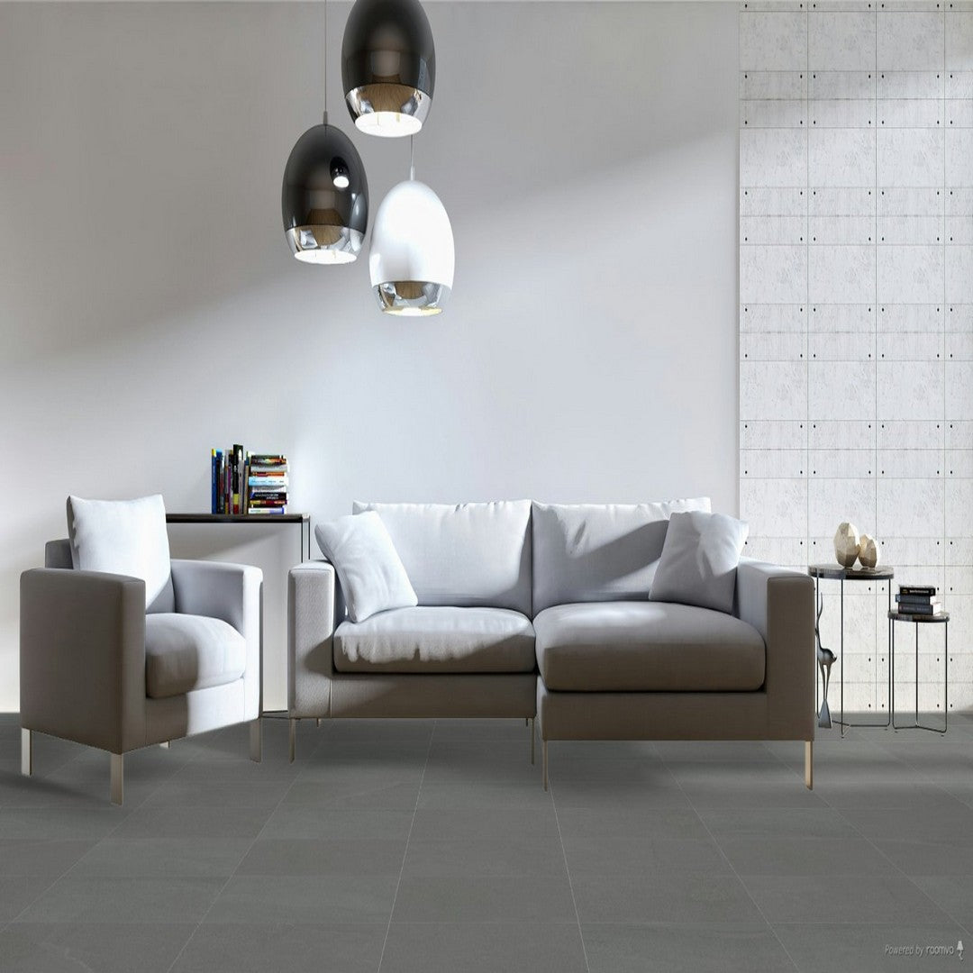 Marazzi Moroccan Concrete 12" x 24" Matte Stepwise Porcelain Tile