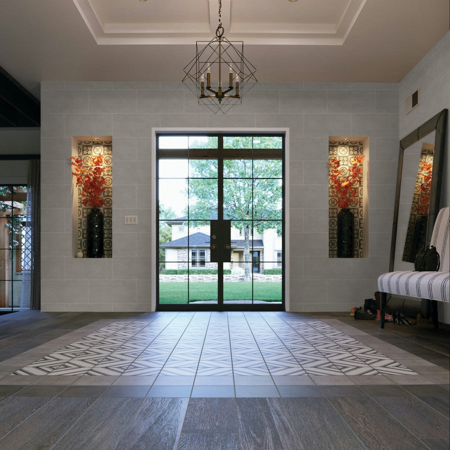 Ash Grey 12x24 Portfolio Daltile Floor Tile | Matte Porcelain Finish