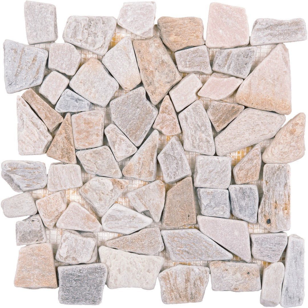 Bati Orient Ancient 12" x 12" Matte Quartzite Mosaic