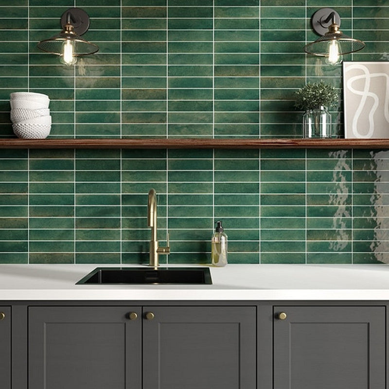 Daltile 2x10 Remedy Porcelain Hand Crafted Wall Tile in Glossy Finish