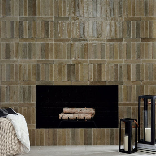 Daltile 2x10 Remedy Porcelain Hand Crafted Wall Tile in Glossy Finish