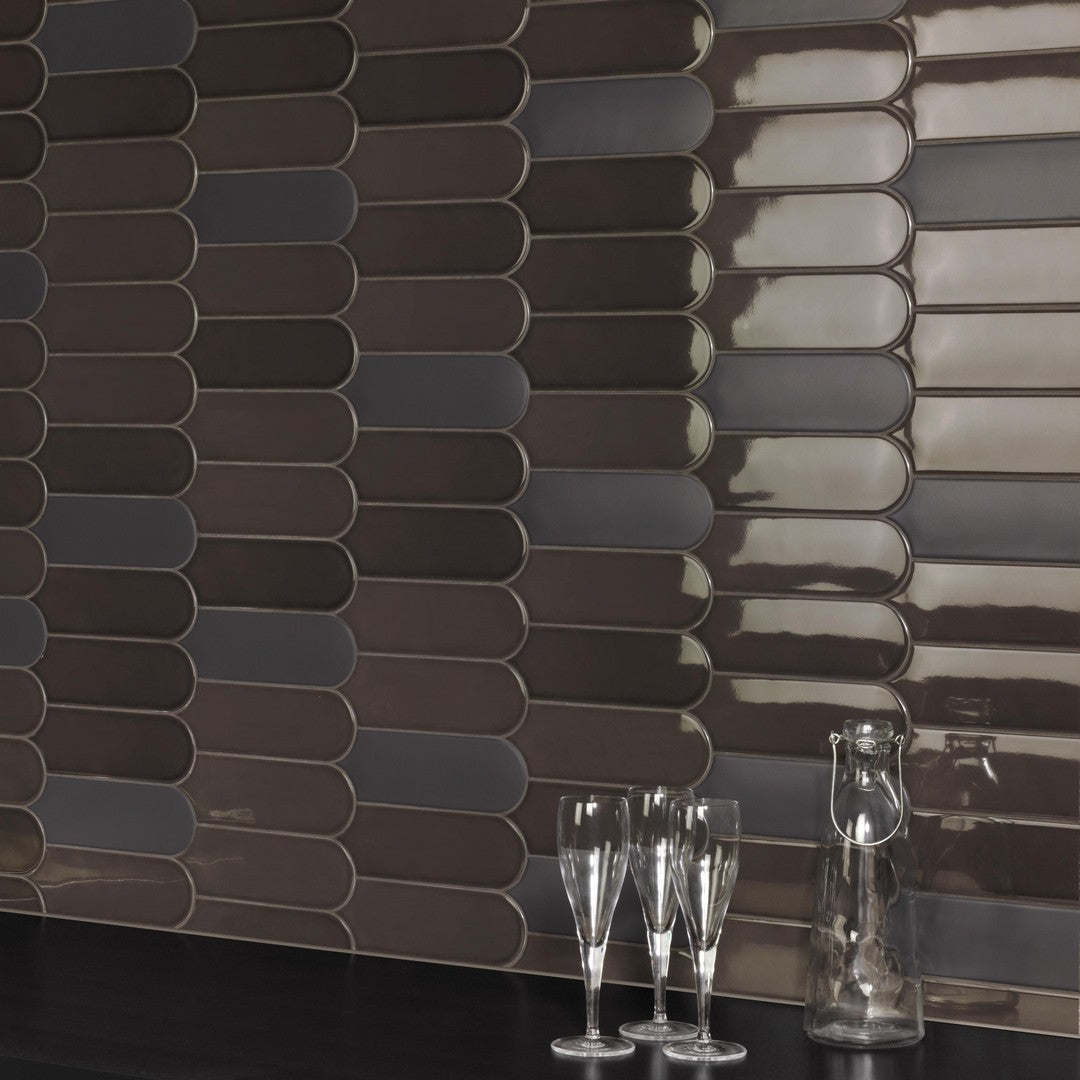 Crossville Plume 3" x 8" Glossy Ceramic Wall Tile