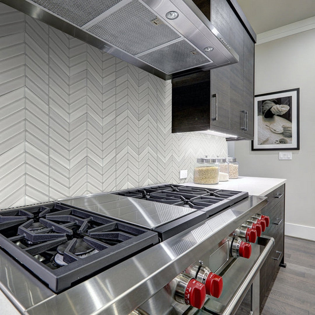 Emser Edge 12" x 12" Gloss Glass Mosaic