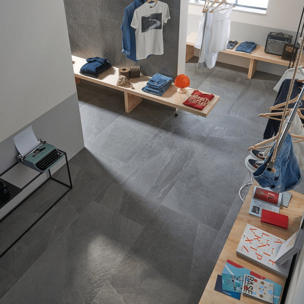 Happy Floors X-Rock 12" x 24" Rectified Natural Porcelain Tile