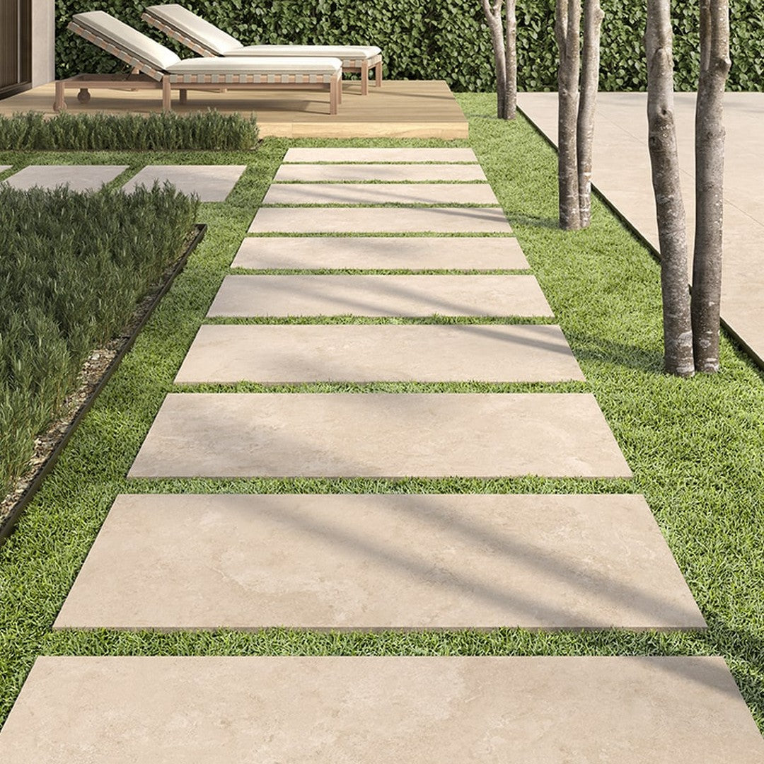 Rickert Saime Travertino 12" x 24" Matte Porcelain Tile
