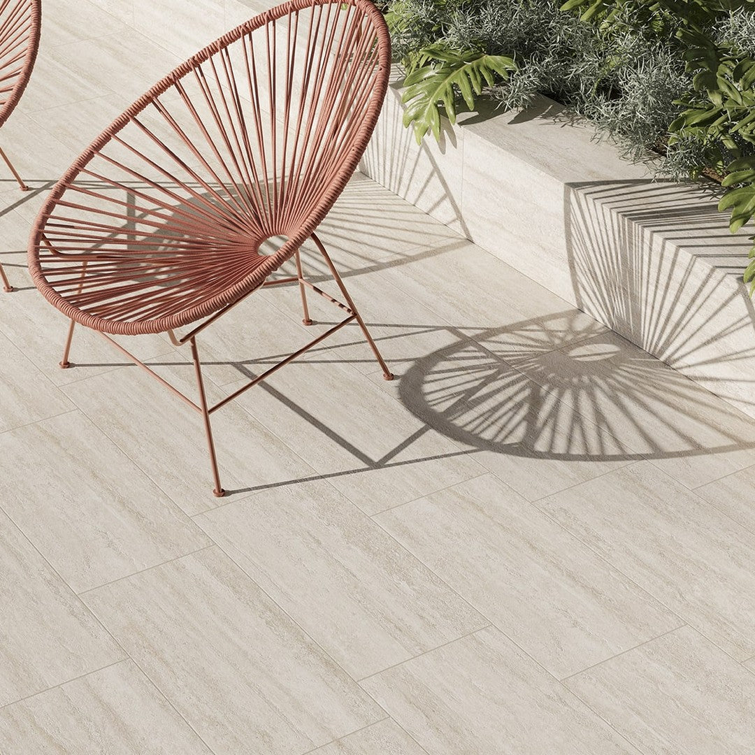 Rickert Saime Travertino 12" x 24" Matte Porcelain Tile