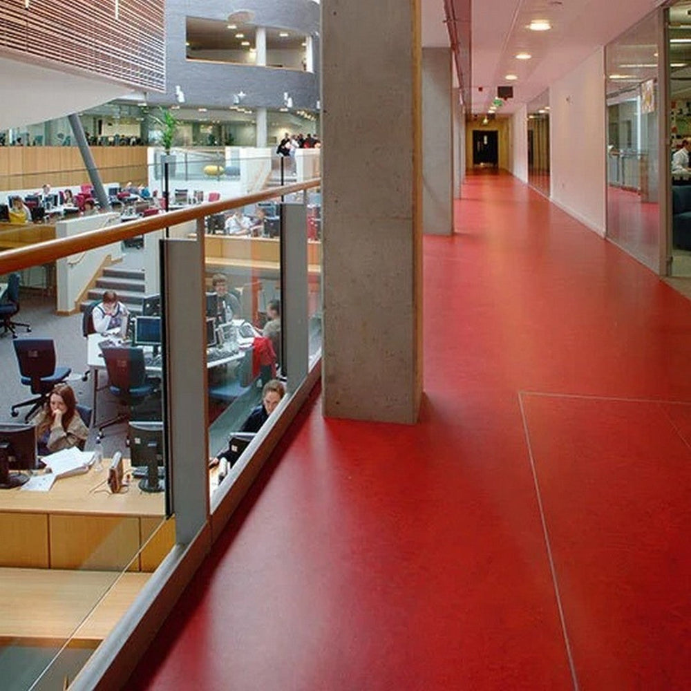 Forbo Marmoleum Modular Color 9.8" x 9.8" Smooth Vinyl Tile