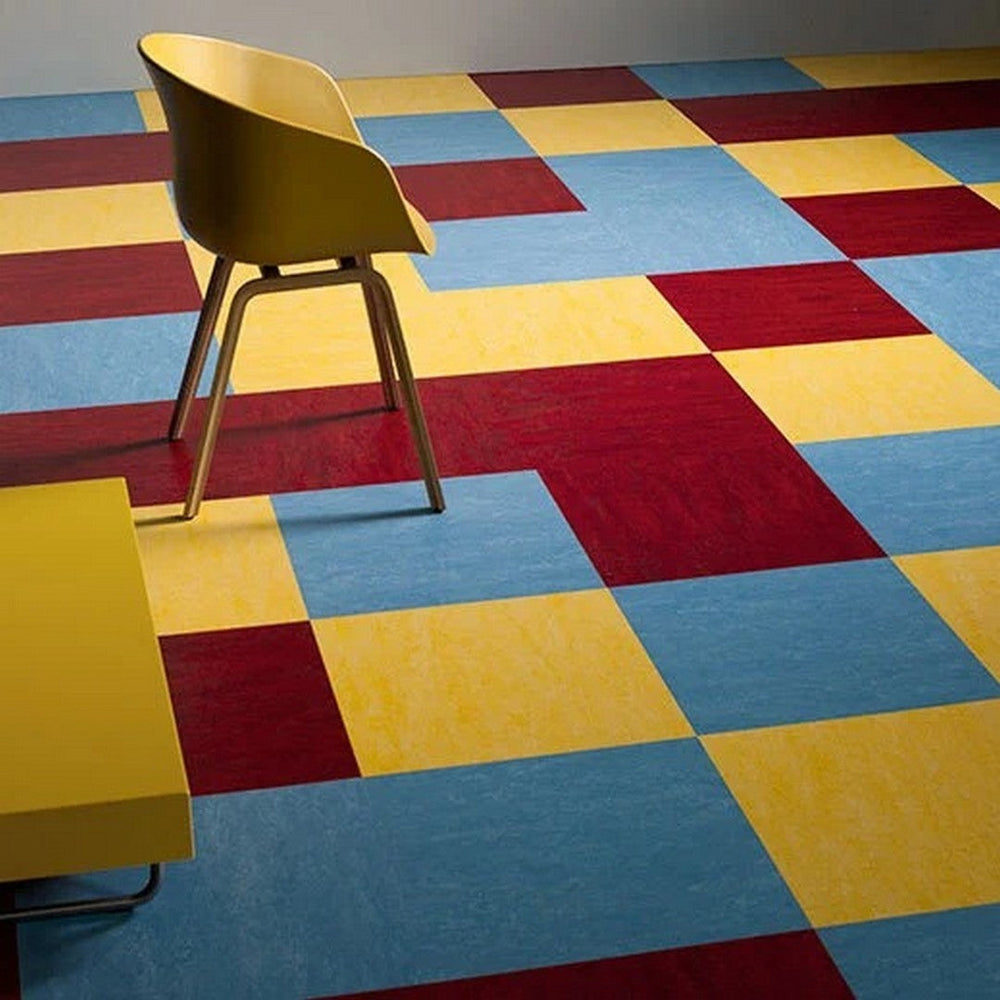 Forbo Marmoleum Modular Color 9.8" x 9.8" Smooth Vinyl Tile