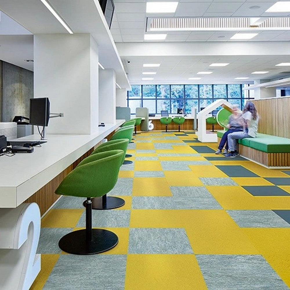 Forbo Marmoleum Modular Color 9.8" x 9.8" Smooth Vinyl Tile